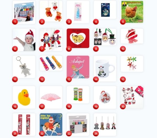 Færdige pakkekalender til børn 2022 » Se årets BEDSTE her!